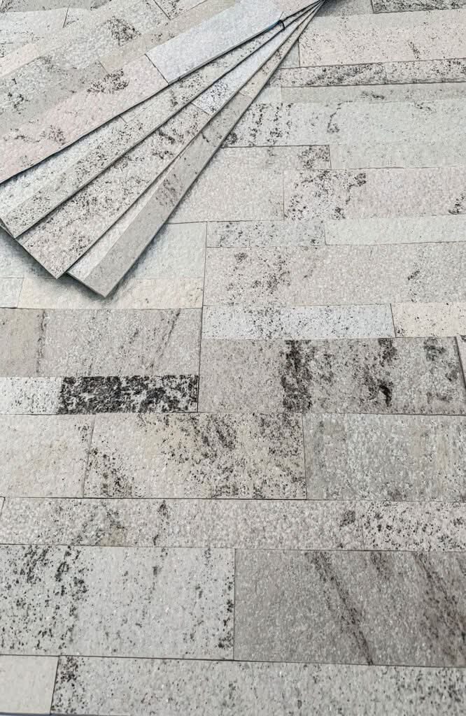 Buy Diamond White Thin Natural Stone Panels | Sketch Australia