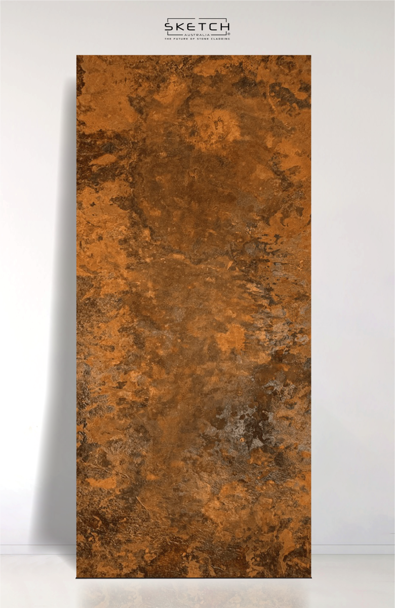 Buy Liquid Rust Thin Natural Stone Panels Online | Sketch Australia