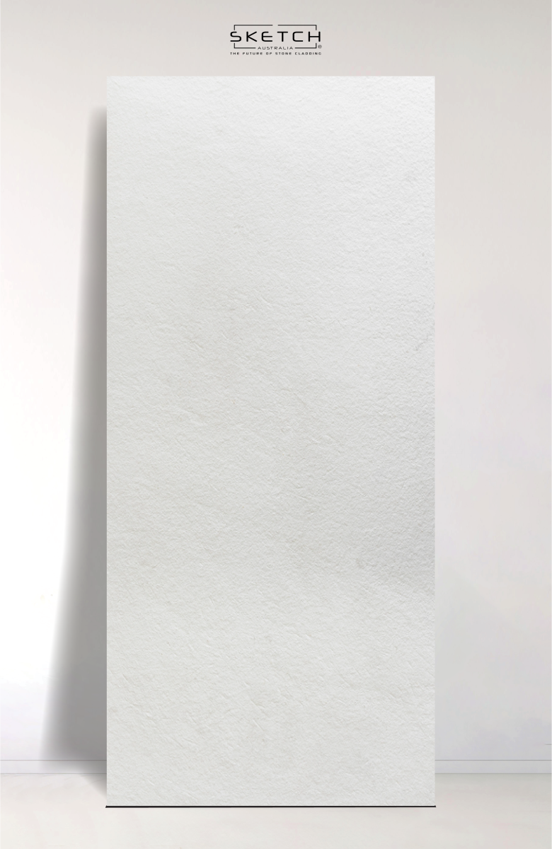 Buy Crystal White Thin Natural Stone Panels Online | Sketch Australia